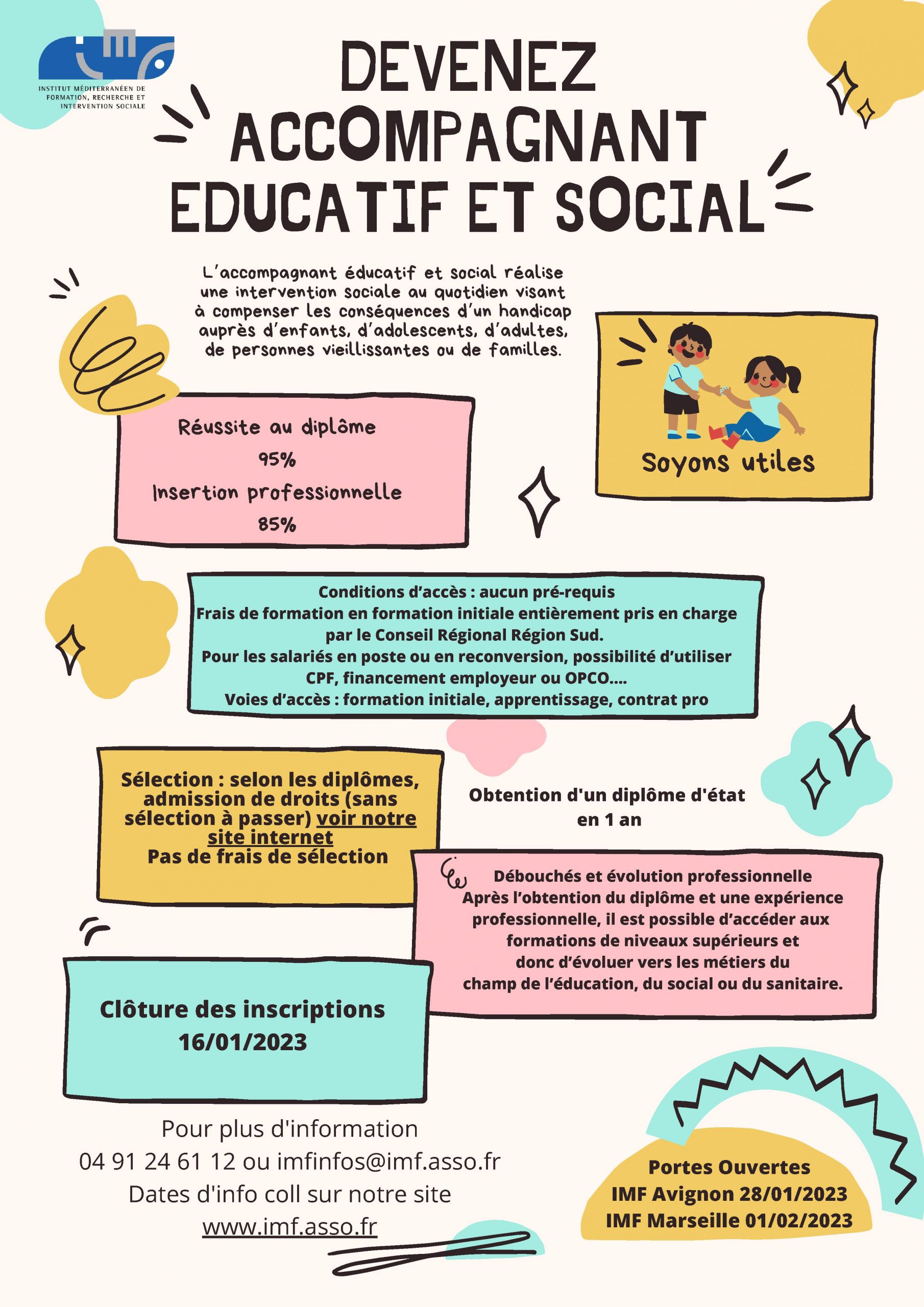 Diplôme d’État – Accompagnement Éducatif et social – Village de Verquières